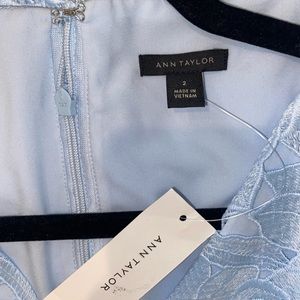 Ann Taylor | Dresses | Ann Taylor Light Blue Midi Dress | Poshmark
